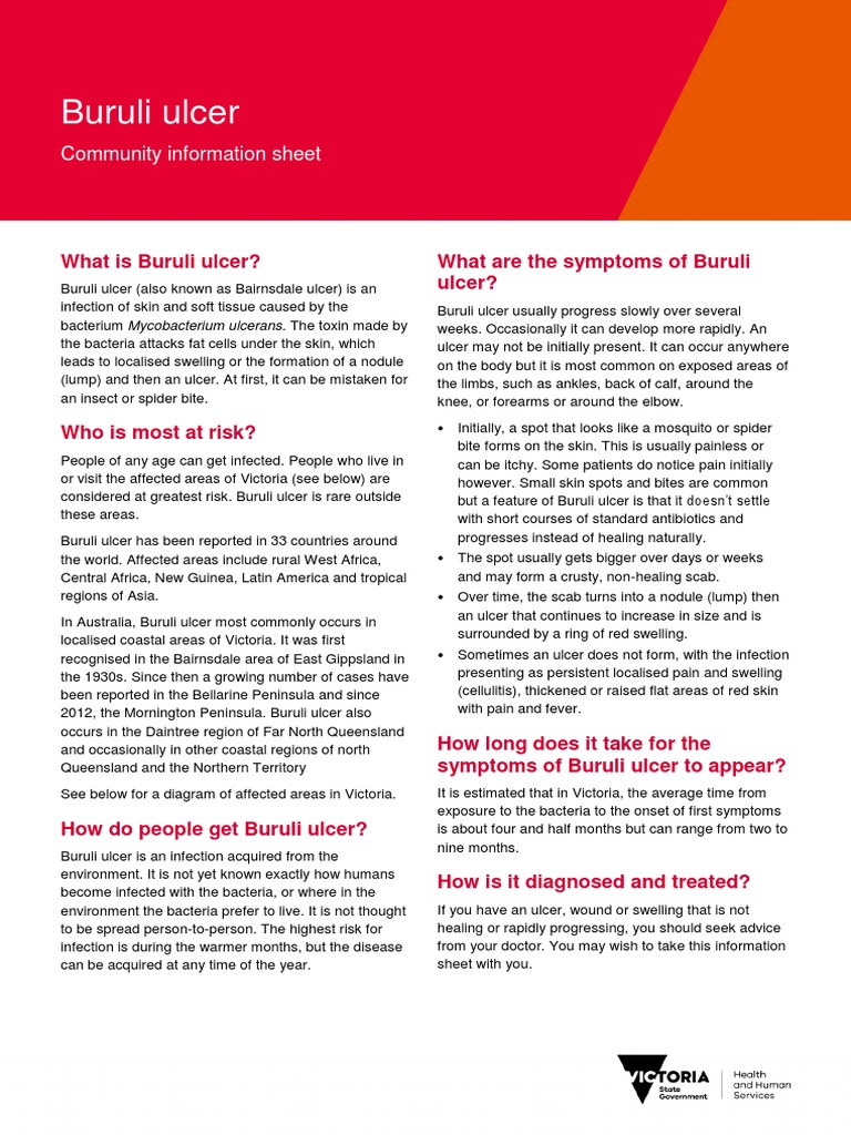 Understanding Buruli Ulcer: A Comprehensive Guide to Symptoms, Risk ...