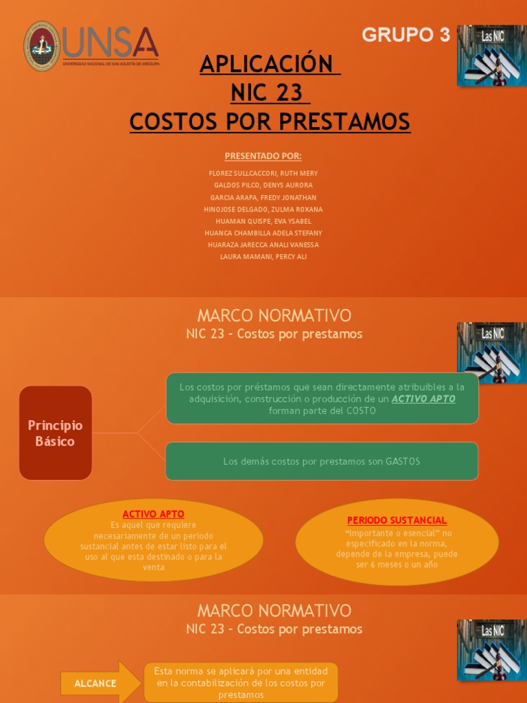 Nic 23 Final | PDF | Interés | Contabilidad