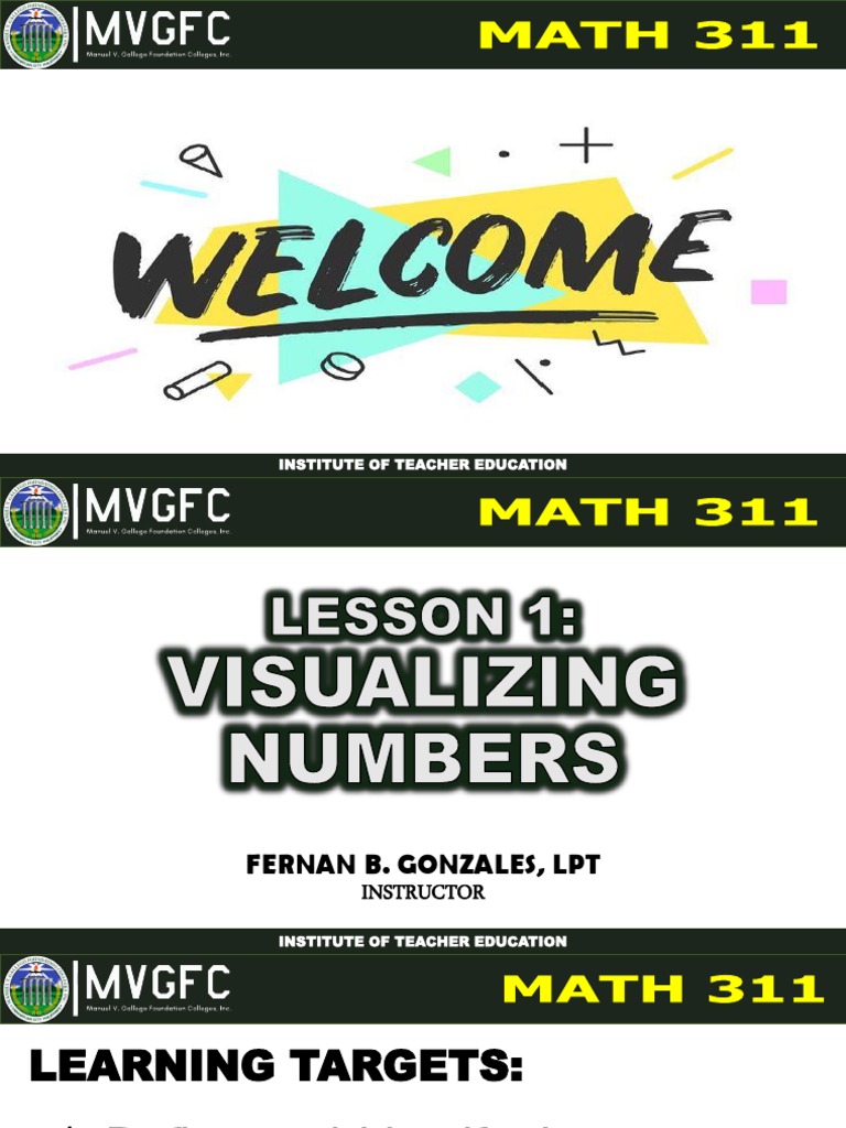 Math311 L1 Visualizing-Numbers | PDF