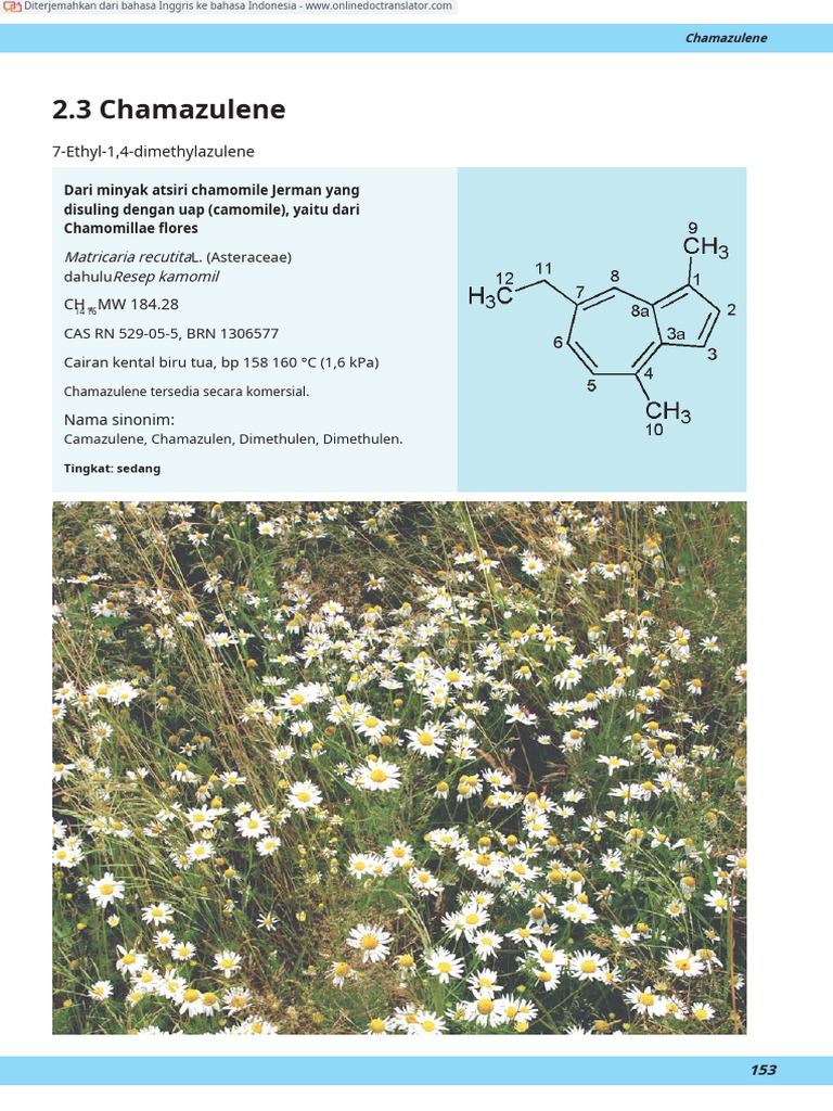 Chumazulene en Id | PDF