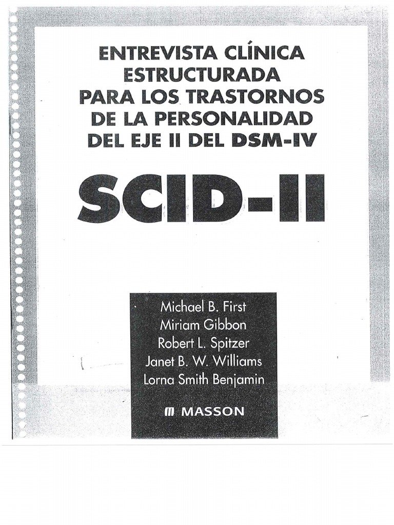 Entrevista SCID II | PDF