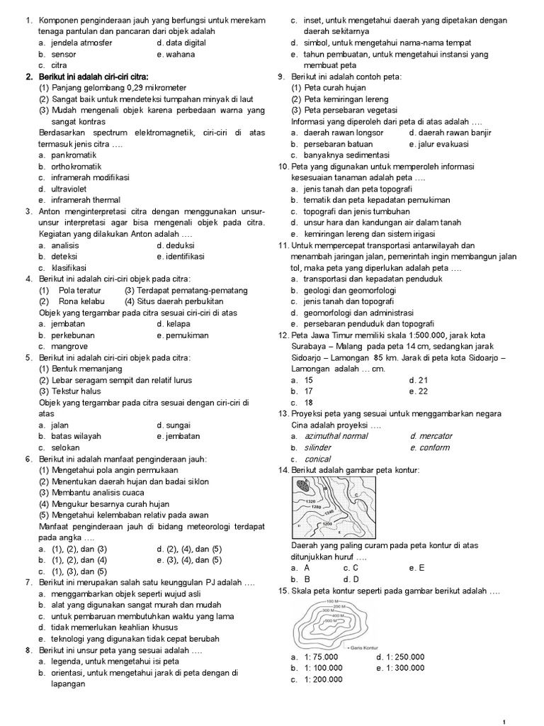 Pas Geo | PDF | Metode & Bahan Ajar | Sains & Matematika