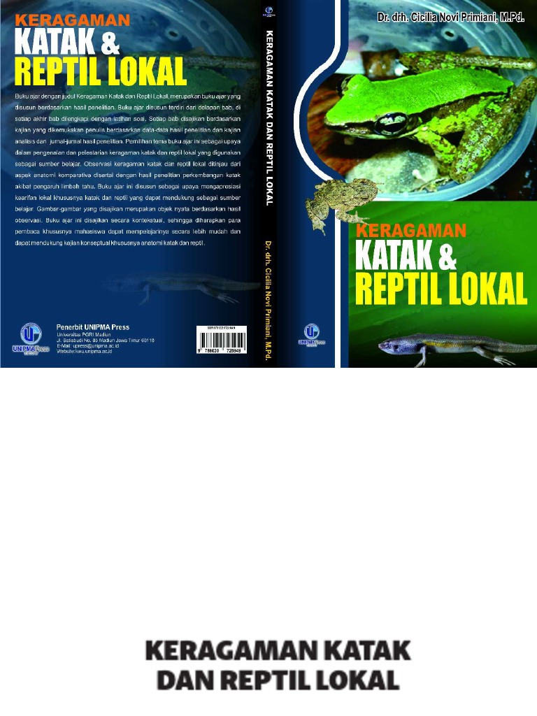 Buku Ajar Keragaman Katak Dan Reptil Lokal Upload | PDF