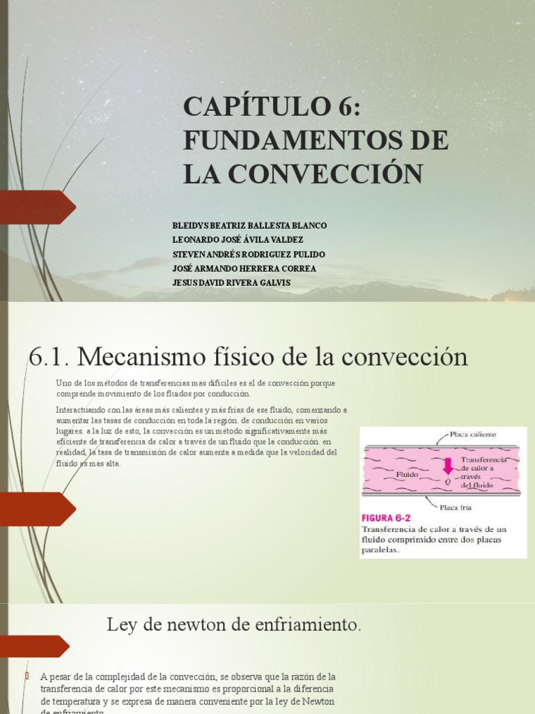 Capítulo 6 - Fundamentos de La Convección | PDF | Convección | Conduccion termica