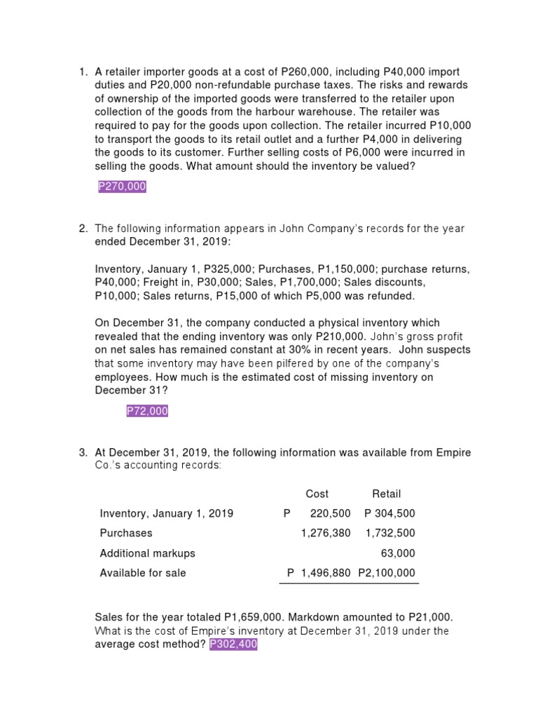 CCA Level 1 | PDF | Inventory | Lean Manufacturing