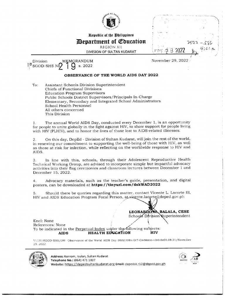 DM-SGOD No. 219, S. 2022 | PDF