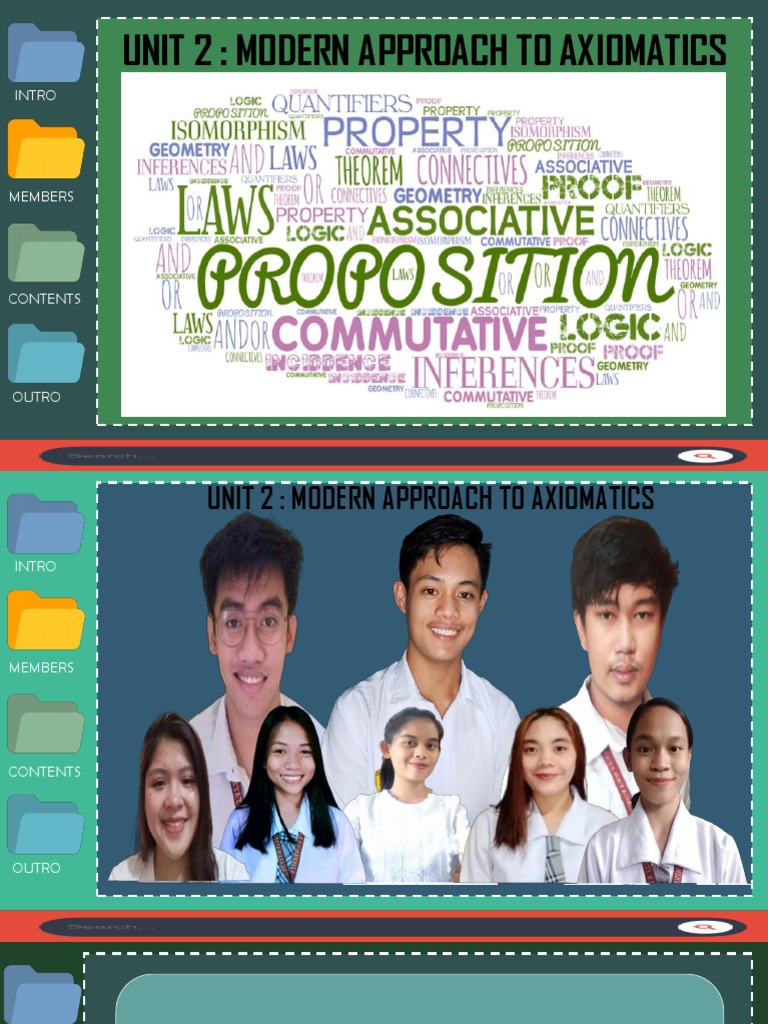 Modern Approach To Axiomatics | PDF | Theorem | Argument