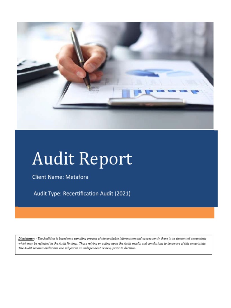 FINAL - Audit Report - RAJEEV KUMAR | PDF | Audit | Iso 9000