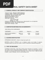 Aerophine 3418A Safety Data Sheet | PDF | Toxicity | Hydrogen Peroxide