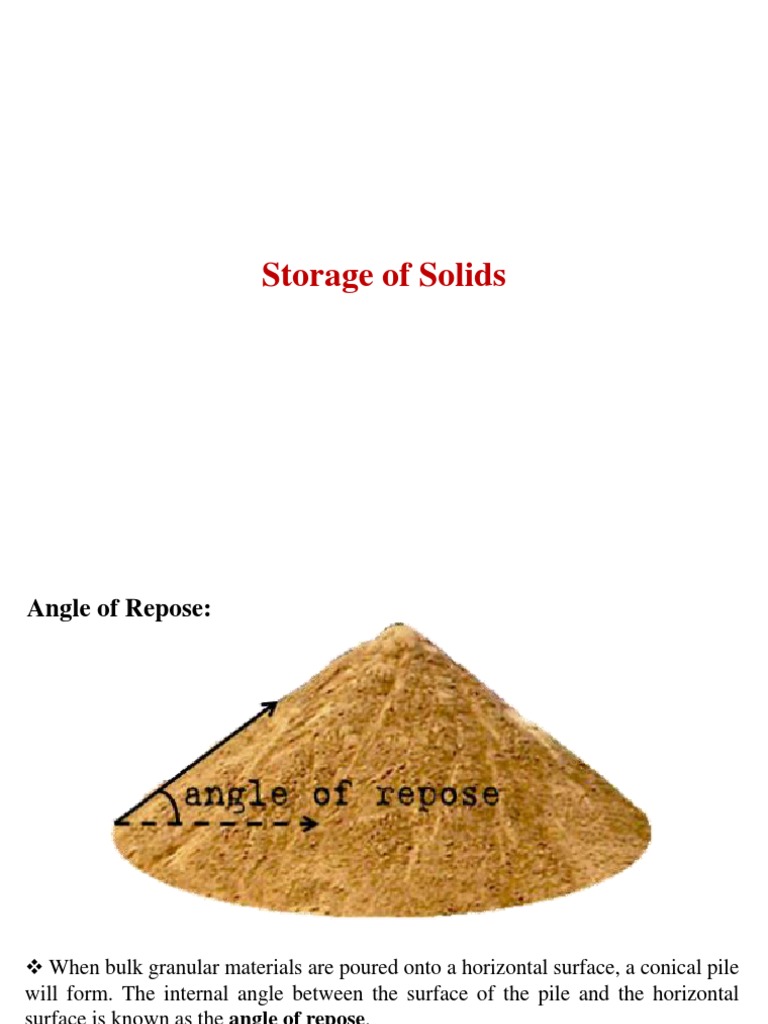 Storage and Handling of Solids | PDF | Mechanical Engineering | Applied ...