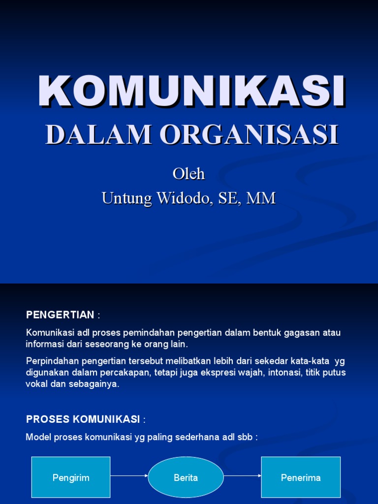 08 Komunikasi 1 | PDF
