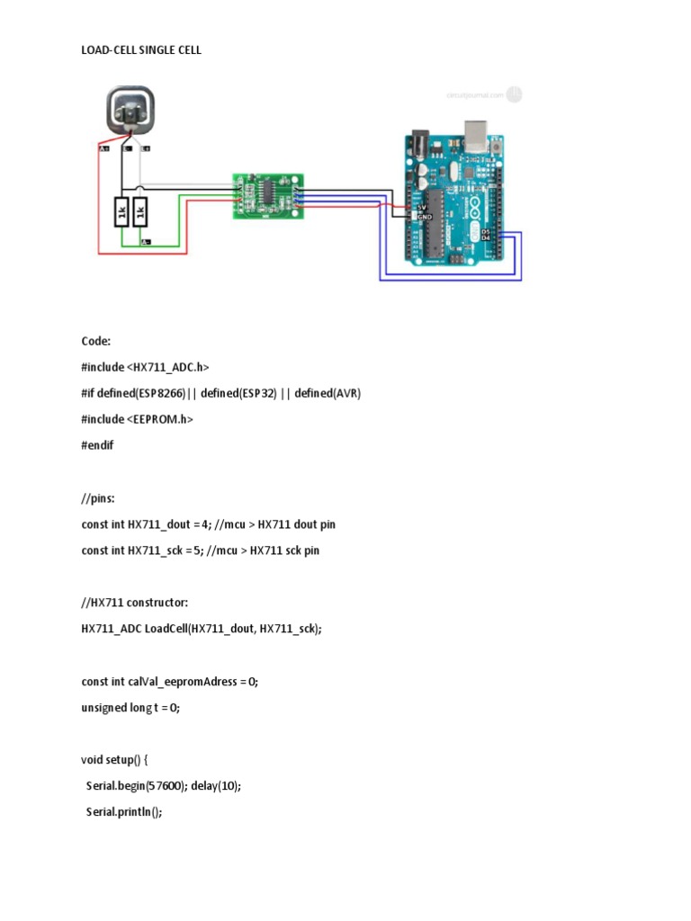 Loadcell | PDF | Boolean Data Type | Computer Science