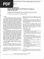 Astm d4052 | PDF | Calibration | Density