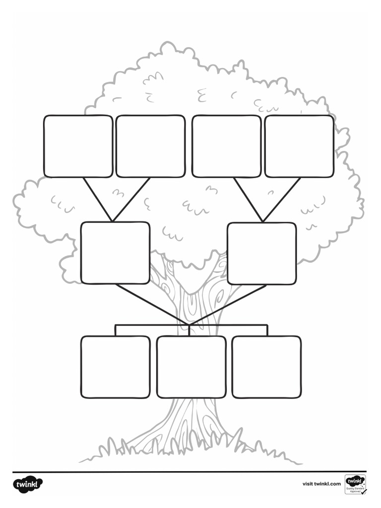 T TP 2663078 Family Tree Colouring Pages Printable - Ver - 1 | PDF