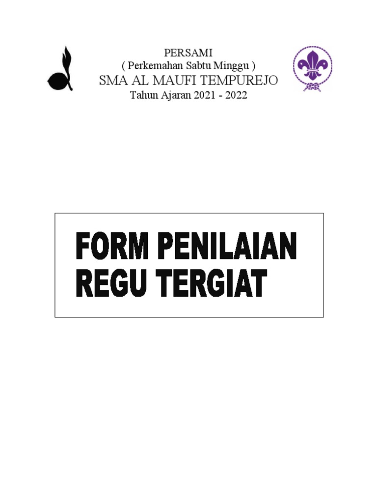 Form Penilaian Persami | PDF