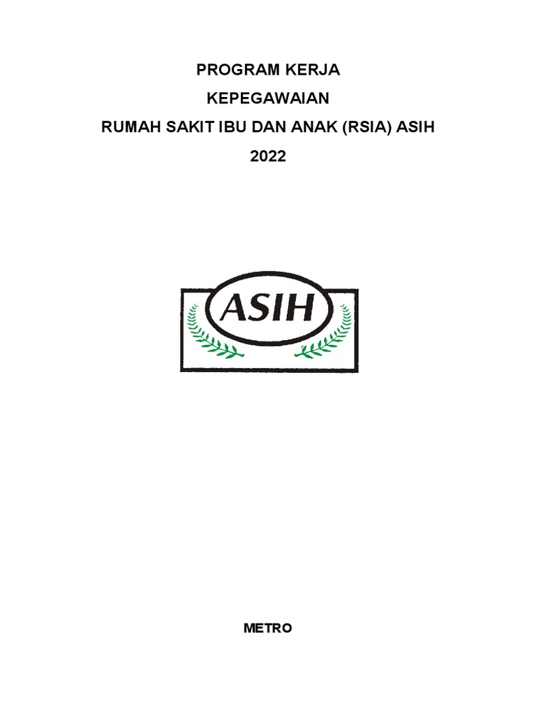 Program Kerja Kepegawaian | PDF