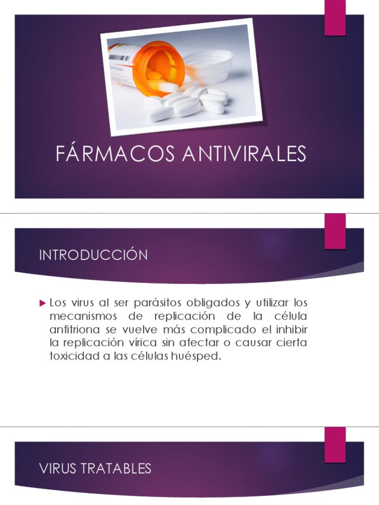 Fármacos Antivirales | PDF | Droga antiviral | Virus