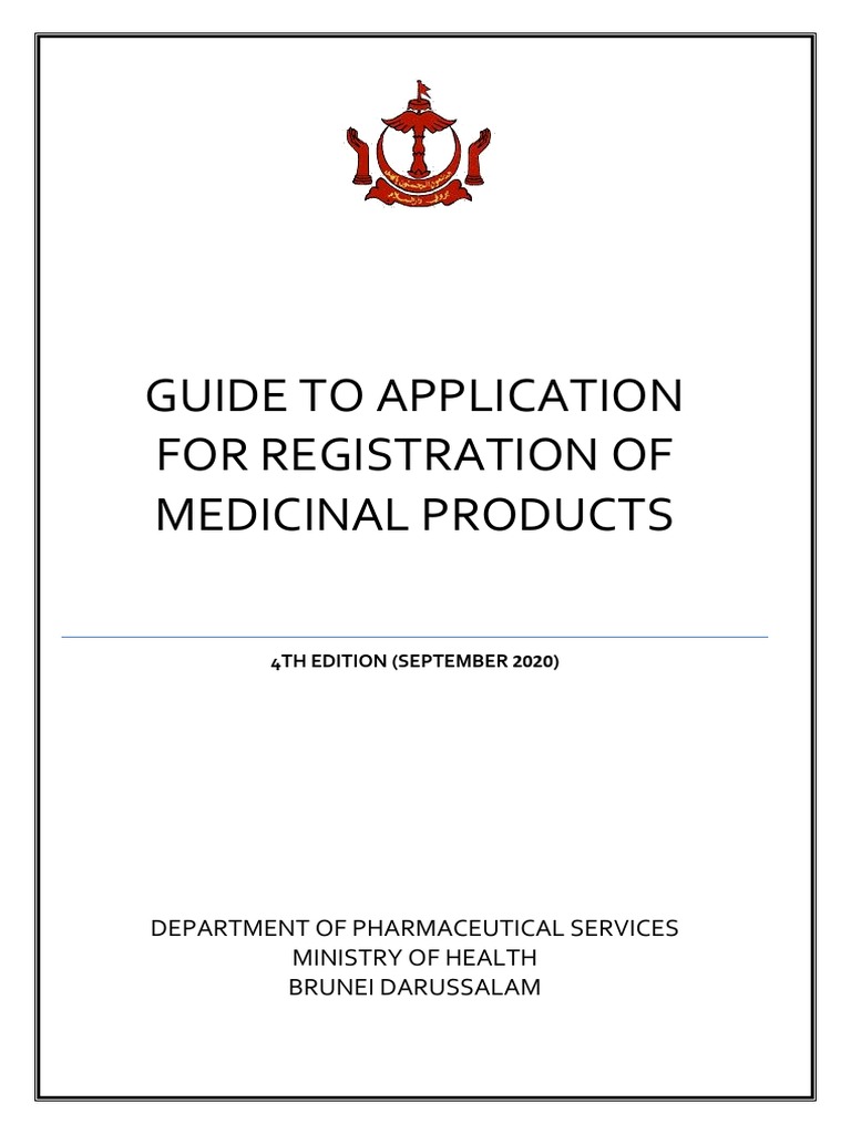 Guide To Application For Registration of Medicinal Products - 4th Editi | PDF ...