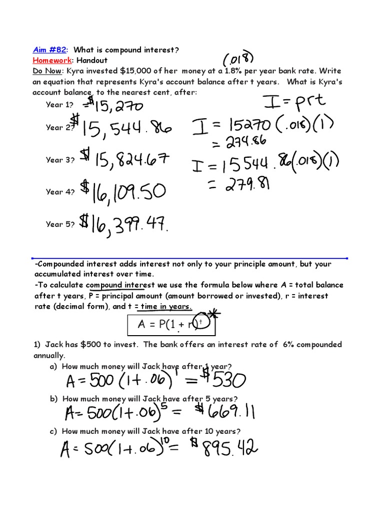 Compound Interest | PDF | Interest | Compound Interest