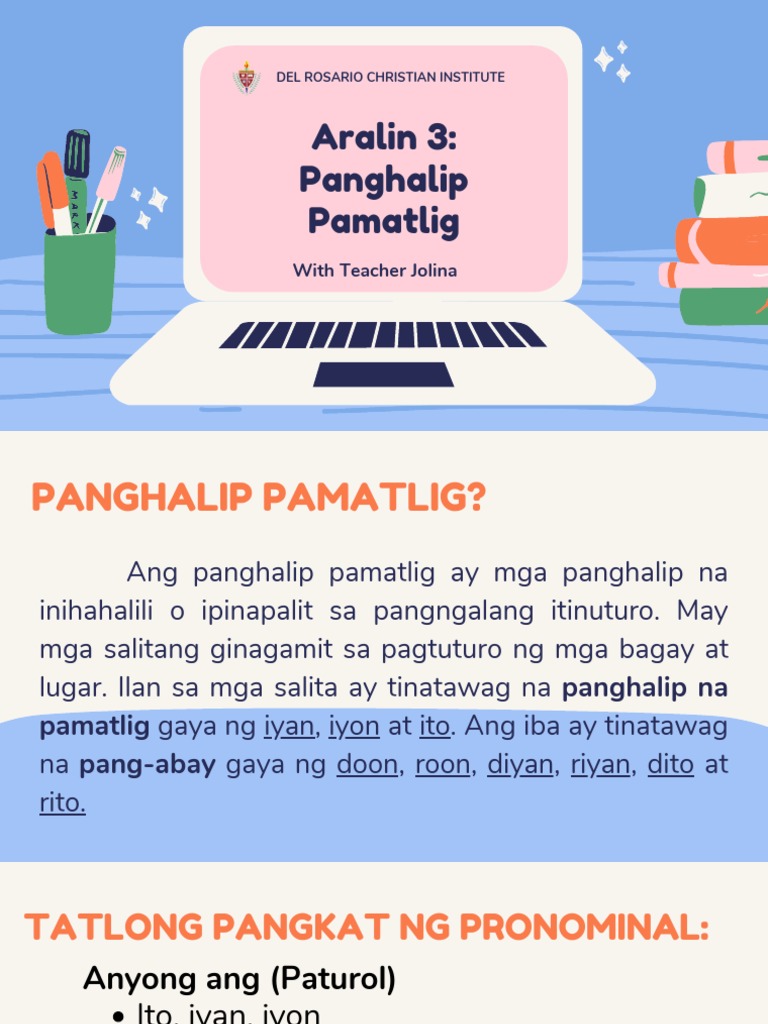 3rd Quarter Topic 2 Filipino | PDF