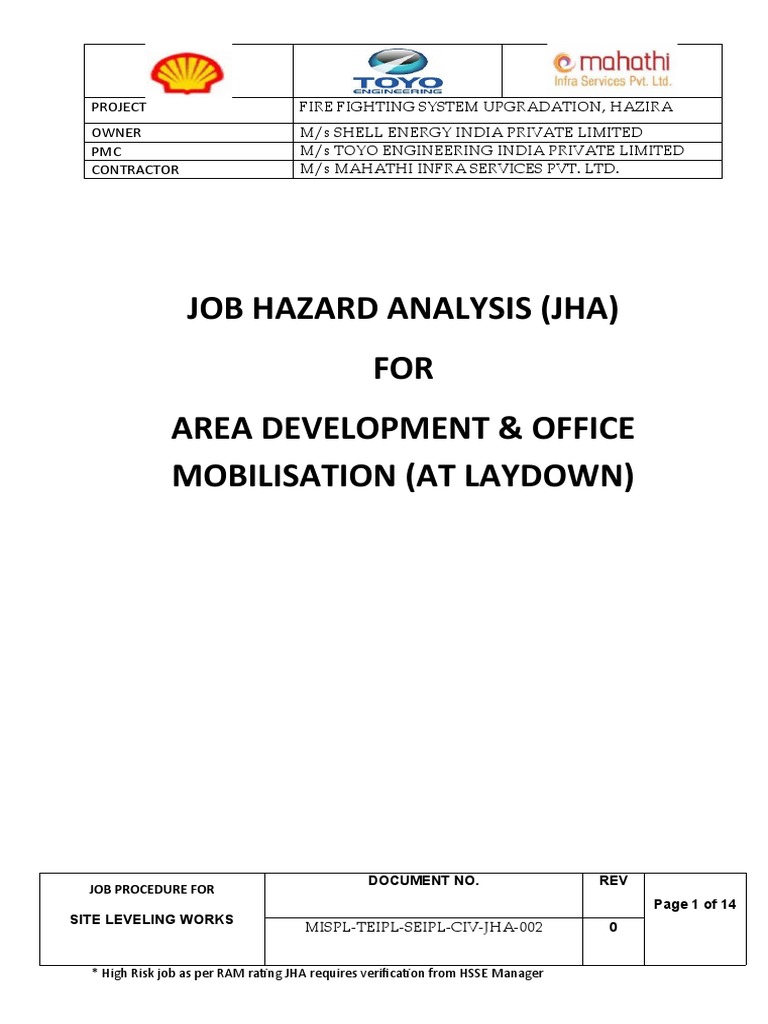 JHA - MISPL-TEIPL-SEIPL-CIV-JHA-002 - Area Development & Office ...