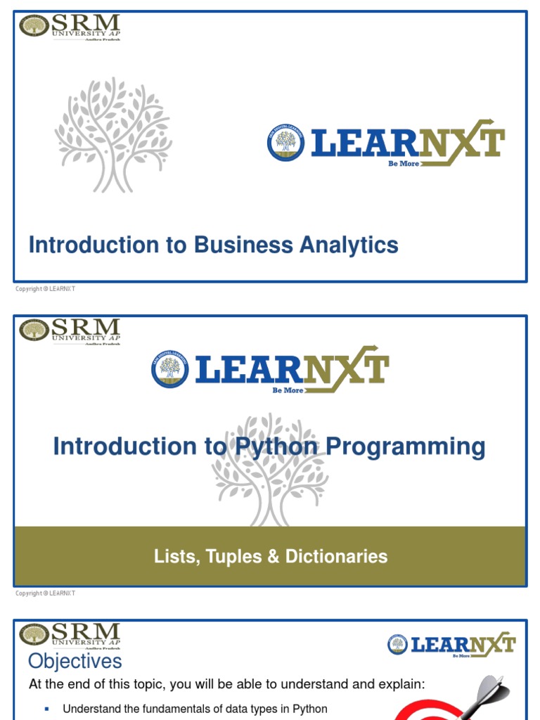 Python - Data Types (List, Tuple, Dictionary) | PDF | Data Type | Computing Python - Data Types (List, Tuple, Dictionary) | PDF | Data Type | Computing