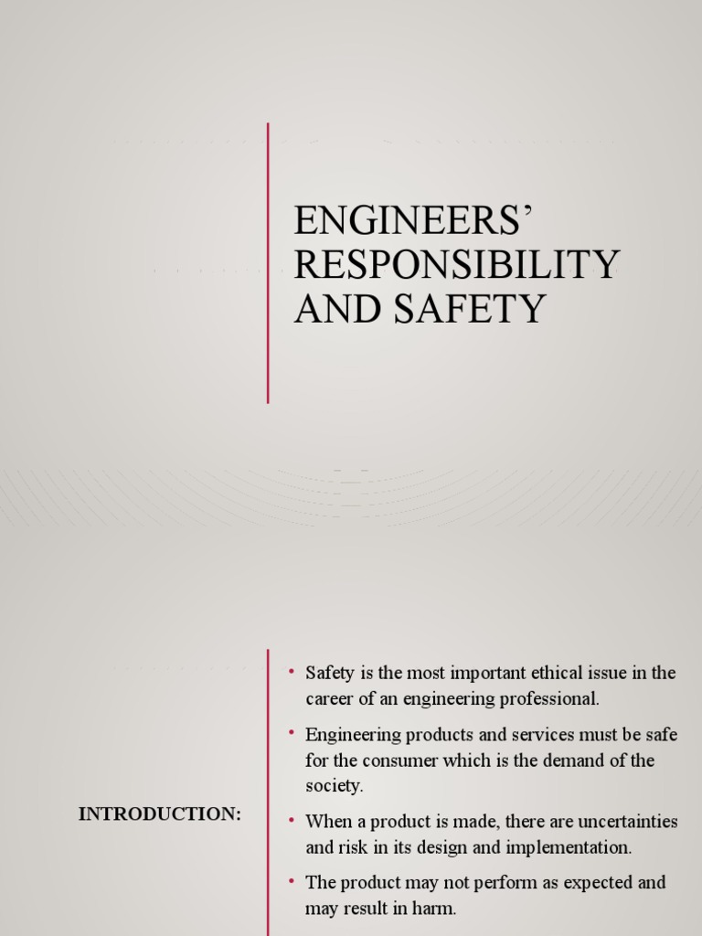 5th Engineers Responsibility and Safety | PDF | Risk | Risk Management