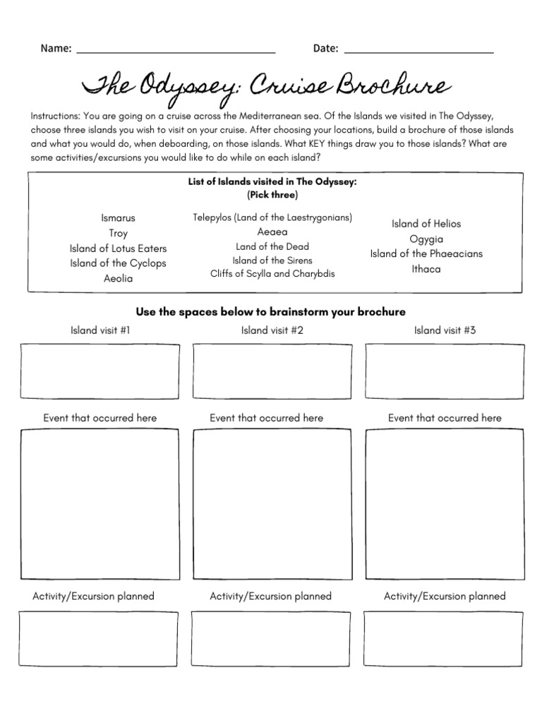 The Odyssey Cruise Brochure-Combined 1 | PDF