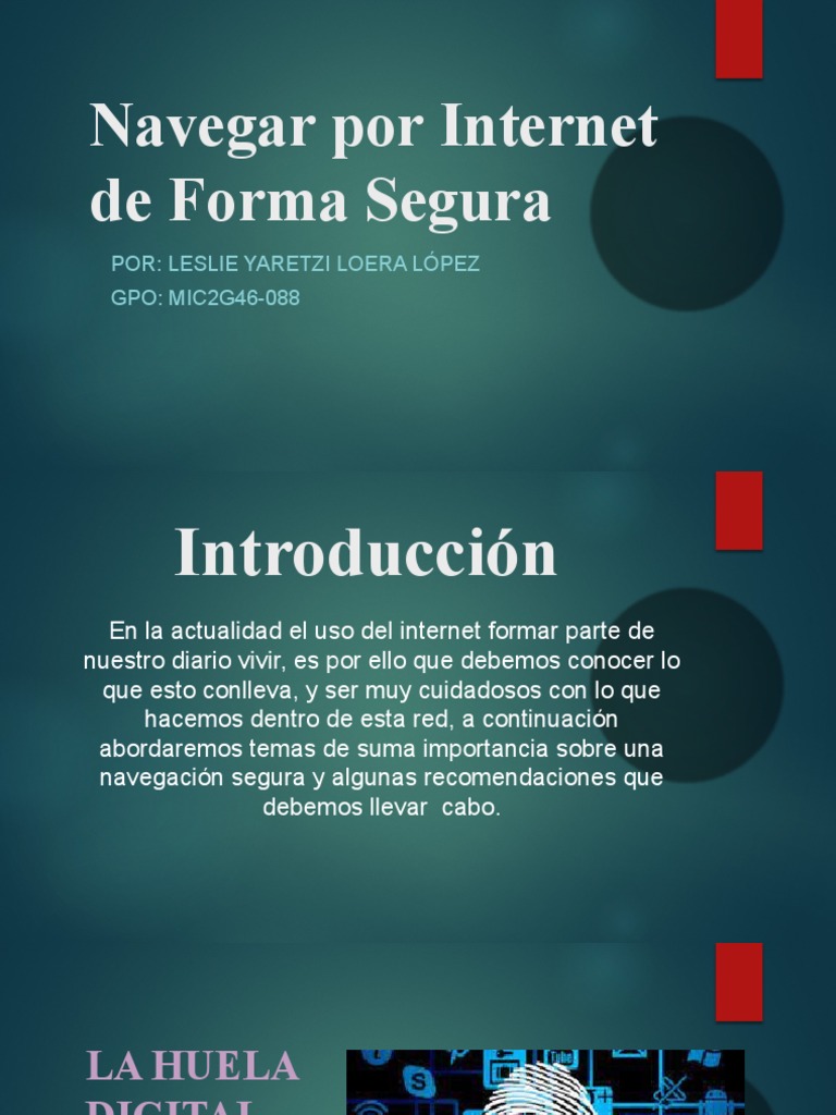 Navegar Por Internet de Forma Segura | PDF | Privacidad en internet ...