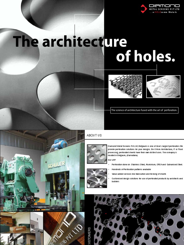 Perforated Metal Facades by Diamond Pvt. Ltd. | PDF | Framing ...