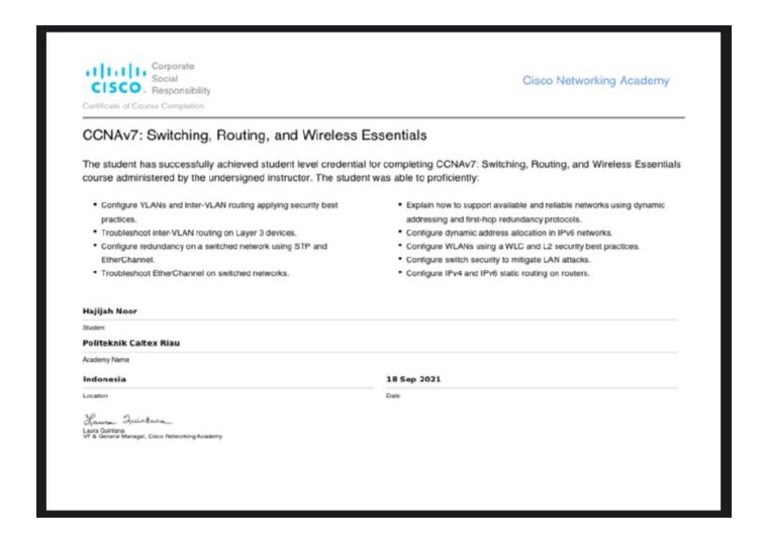 CCNAv7 Switching. Routing, and Wireless Essentials | PDF CCNAv7 Switching. Routing, and Wireless Essentials | PDF
