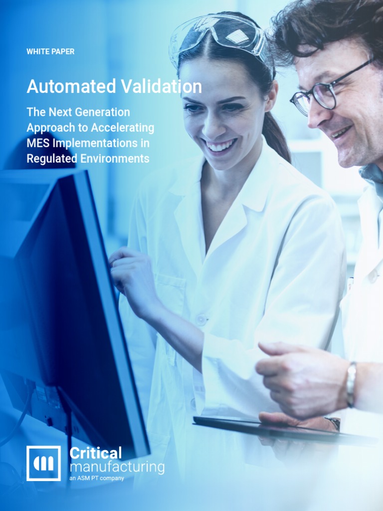 Whitepaper Automatedvalidation Pdf Verification And Validation