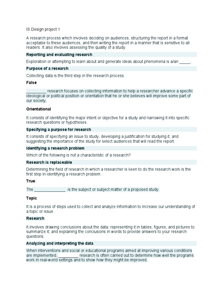 Is Design Project 1 | PDF | Sampling (Statistics) | Theory