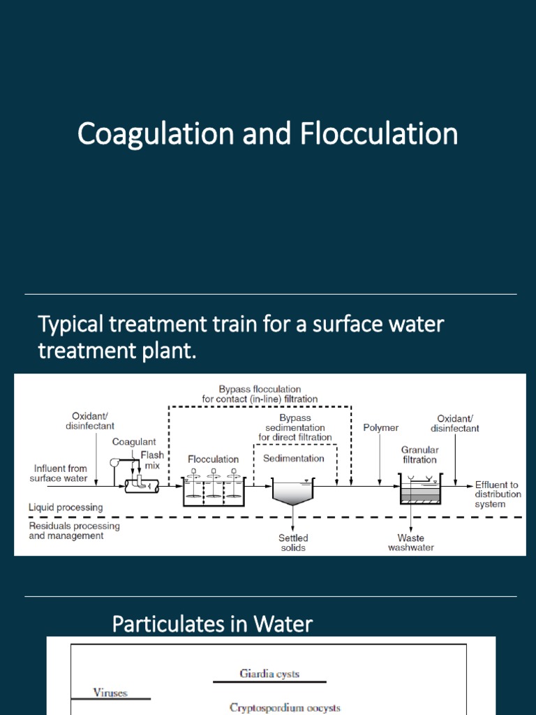 Lect - 4 - Coagulation and Flocculation 2017 | PDF | Water Purification | Chemistry