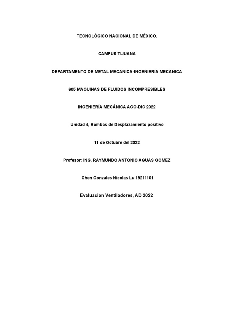 Chen MFI-UA-5.-Evaluacion Ventiladores, AD 2022 | PDF