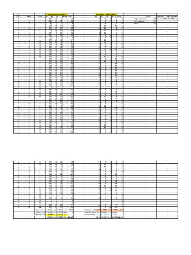 BIO 203 - 2022 Dihybrid Cross | PDF | Échecs