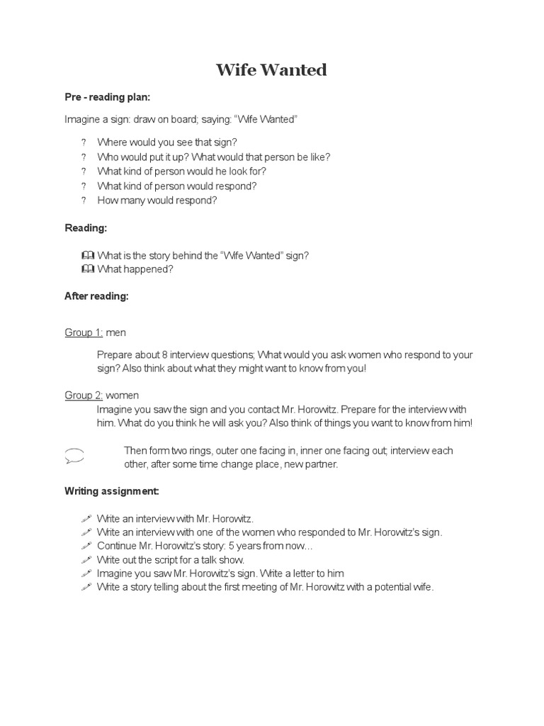 "Cedar Springs Man Seeks Wife" | PDF