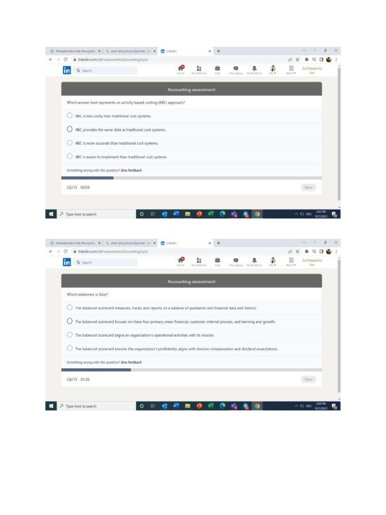 4 Accounting Test Pdf
