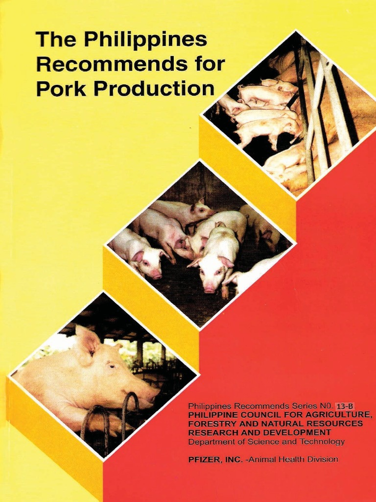 Recommends For Pork Production | PDF | Pig | Pork
