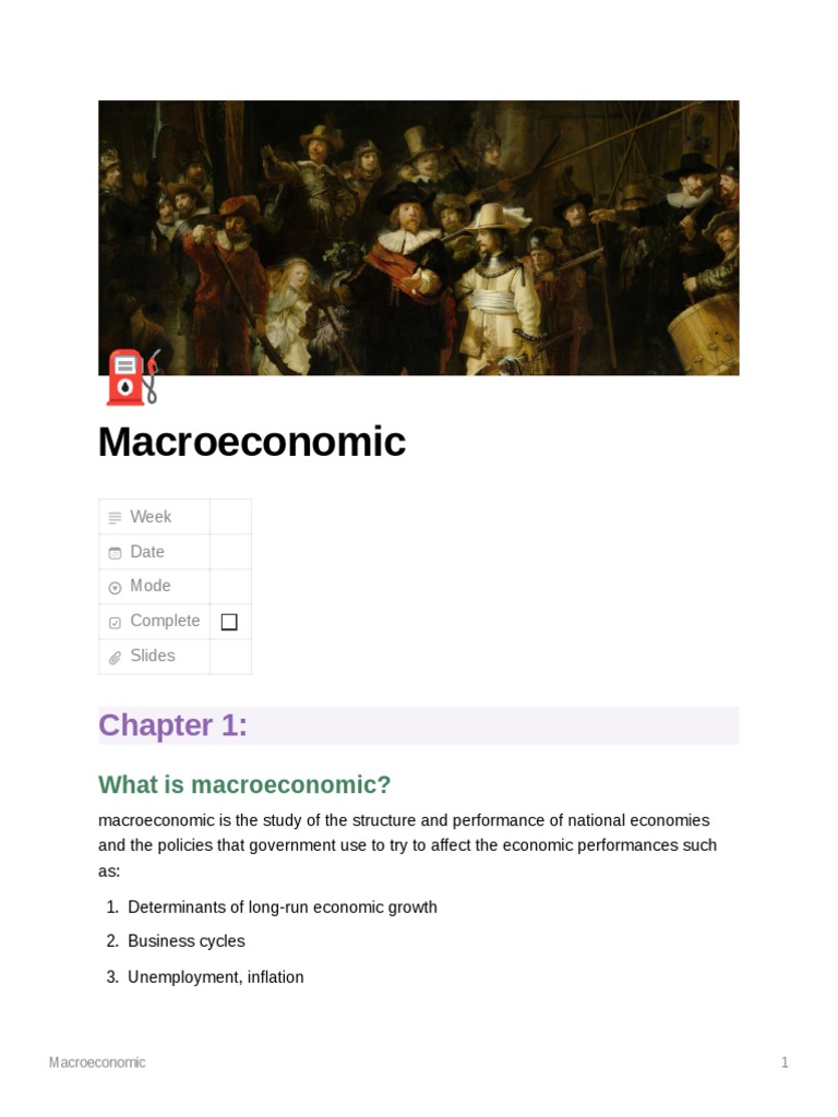 Understanding Macroeconomics Basics | PDF | Macroeconomics | Economic ...