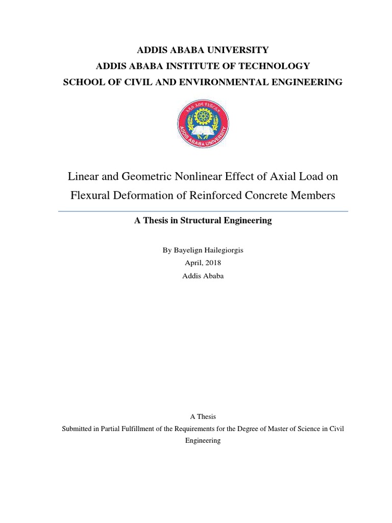 Bayelign Hailegiorgis | PDF | Beam (Structure) | Bending