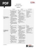 CNA Progression 2 - Pack de Provas - Type A | PDF | Vocabulary | Fluency
