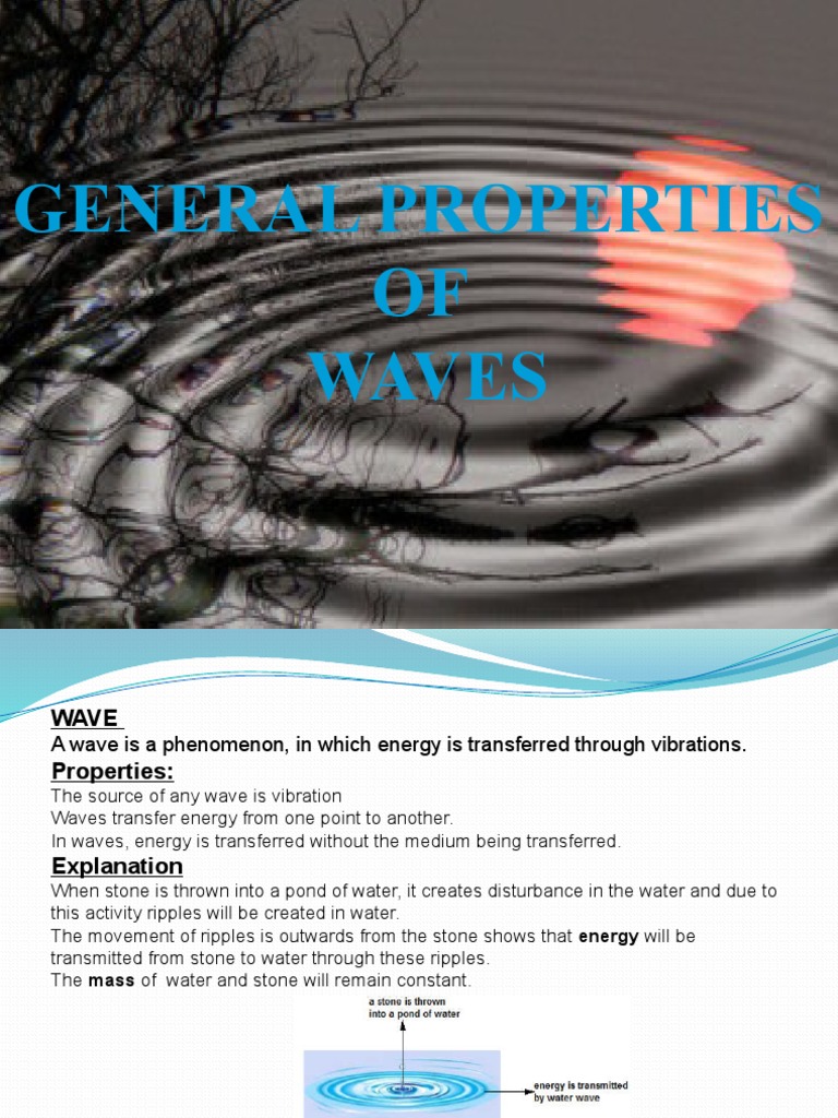 General Properties of Waves | PDF | Waves | Refraction