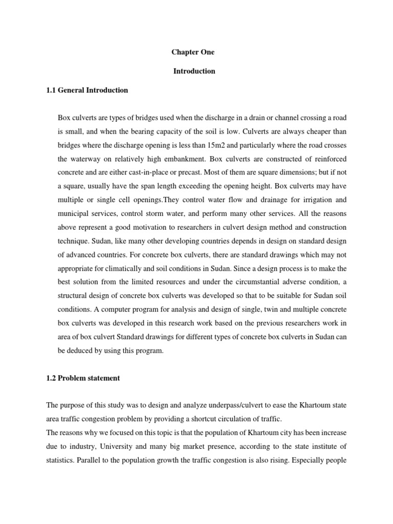 Chapter 1 and 2 | PDF | Tunnel | Concrete