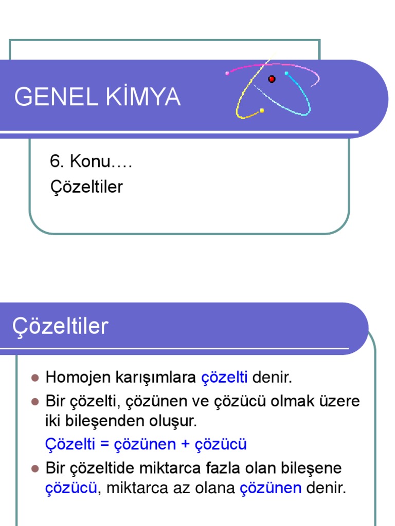 Genel Kimya | PDF