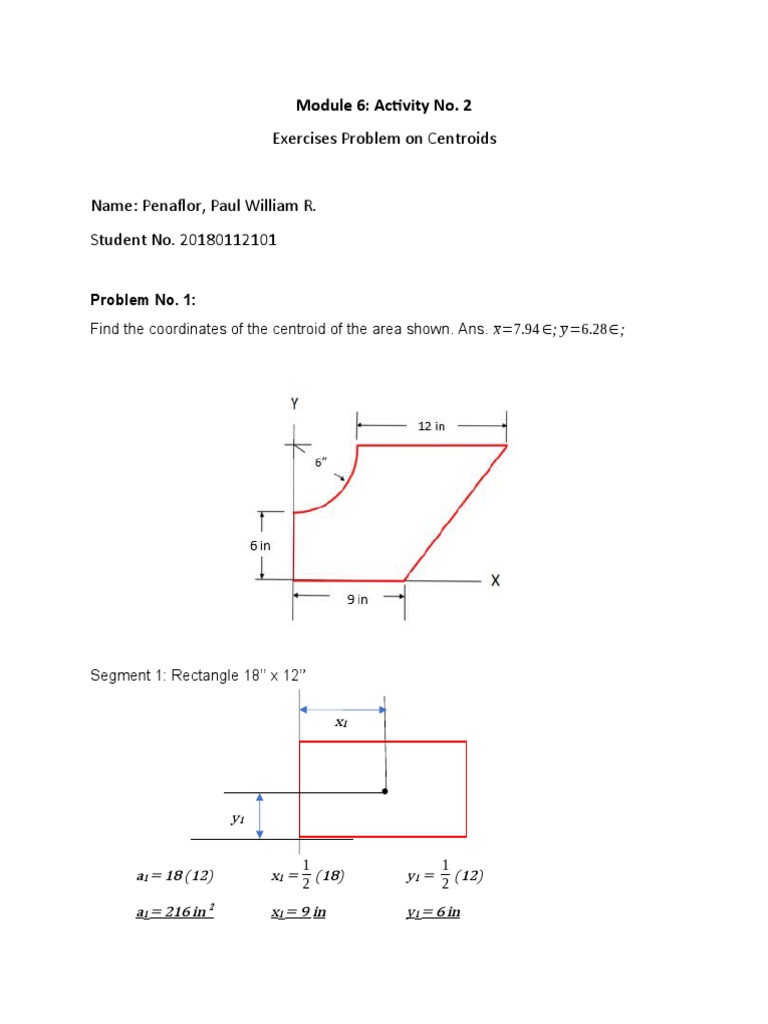 Module 6 Activity No. 1 | PDF | Elementary Geometry | Elementary ...