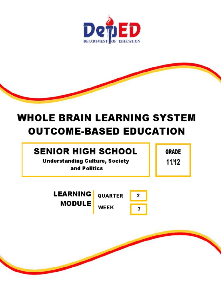 UCSP Q2 Module 7 Edited | PDF | Ethnic Groups | Innovation