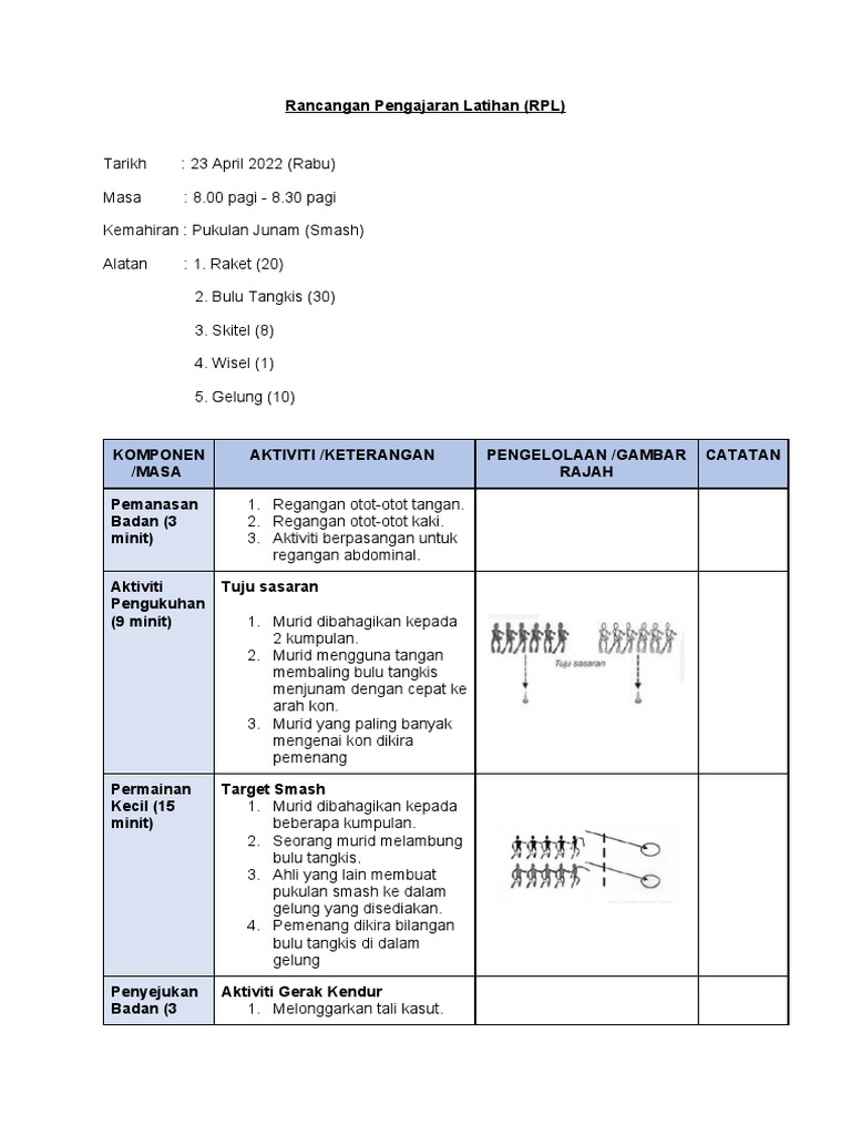 MPU3041 Rancangan Pengajaran Latihan | PDF