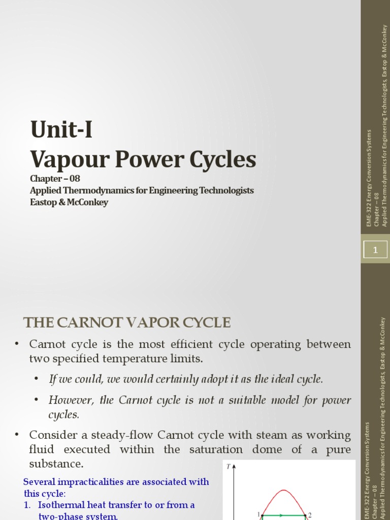 Vapor Power Cycle | PDF | Steam | Cogeneration