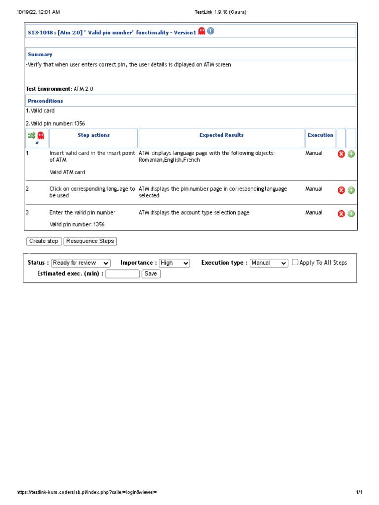 (Atm 2.0) '' Valid Pin Number'' Functionality | PDF